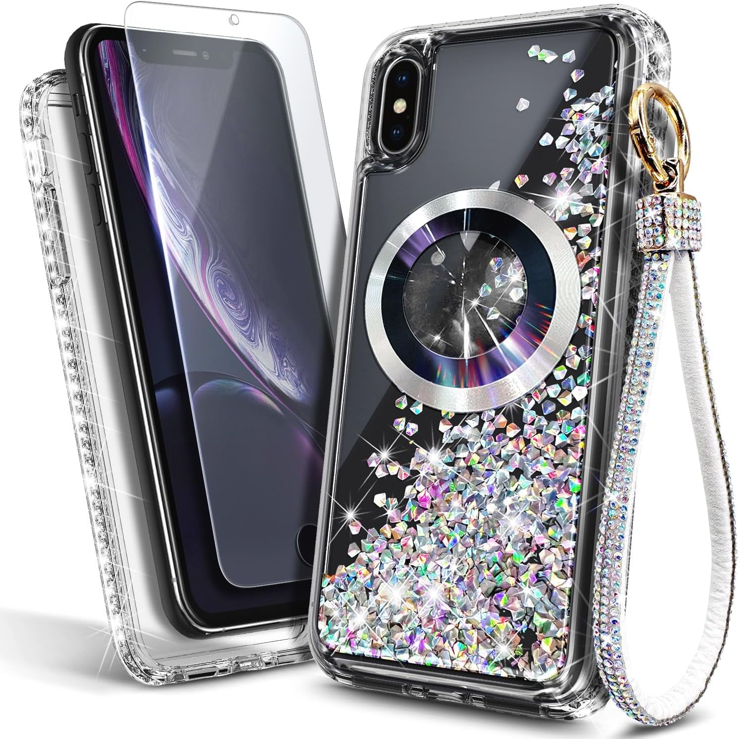 NageBee Designed for iPhone XR Magnetic Case for MagSafe, Tempered ...