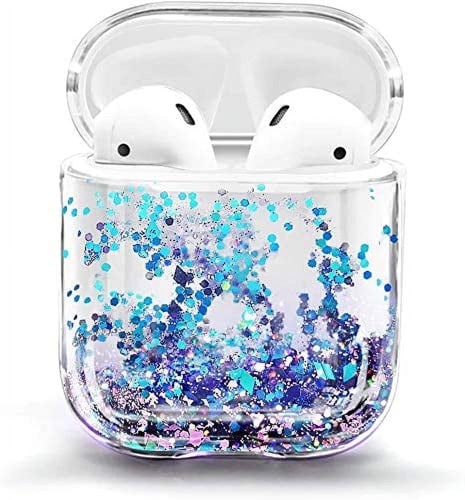 Nagebee AirPods 1st/2nd Case, Sparkle Glitter, Durable Clear Hard Cover ...
