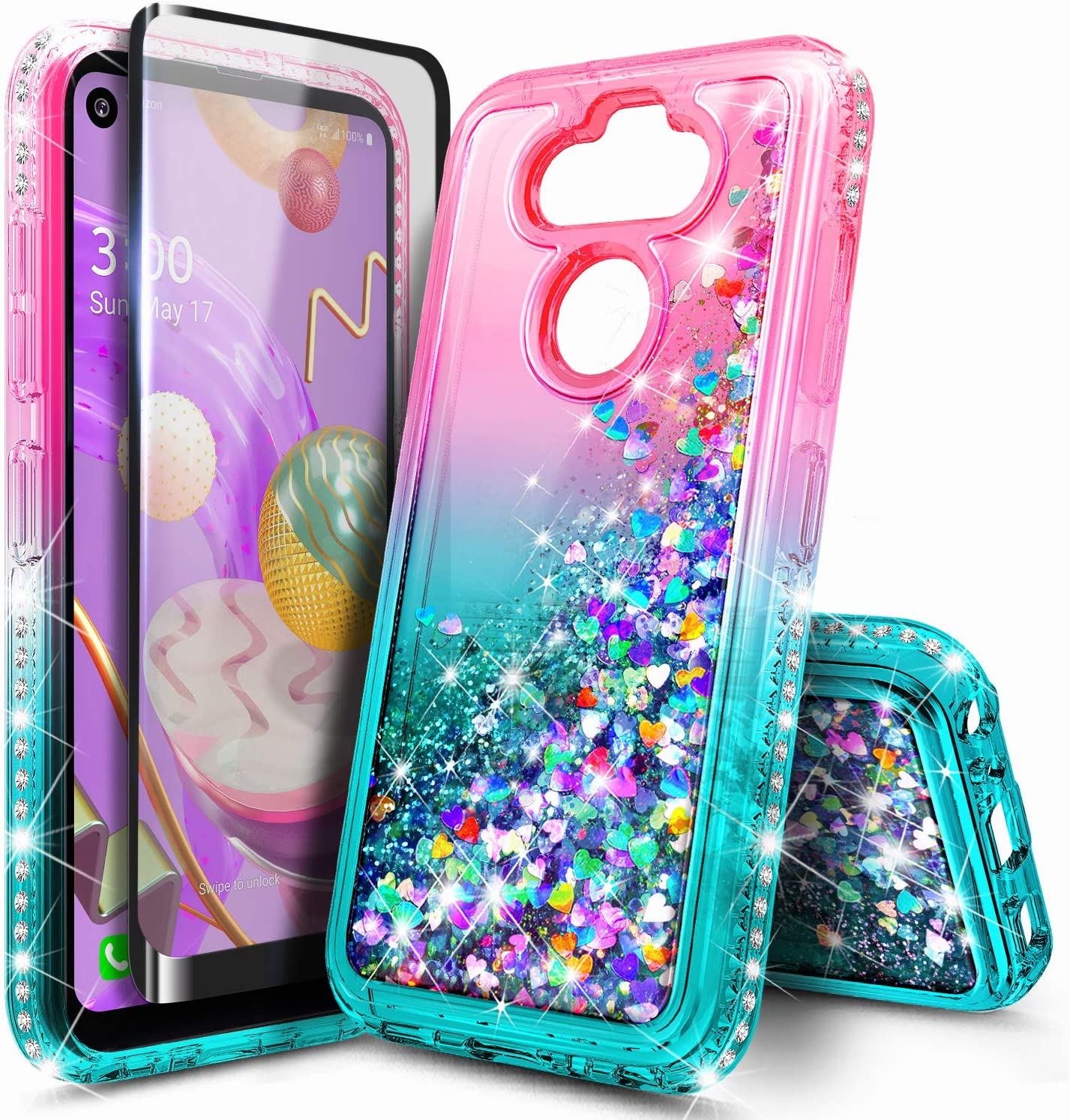 Nagebee Case for LG Phoenix 5, LG Aristo 5/K31/K31 Rebel L355DL/Tribute ...