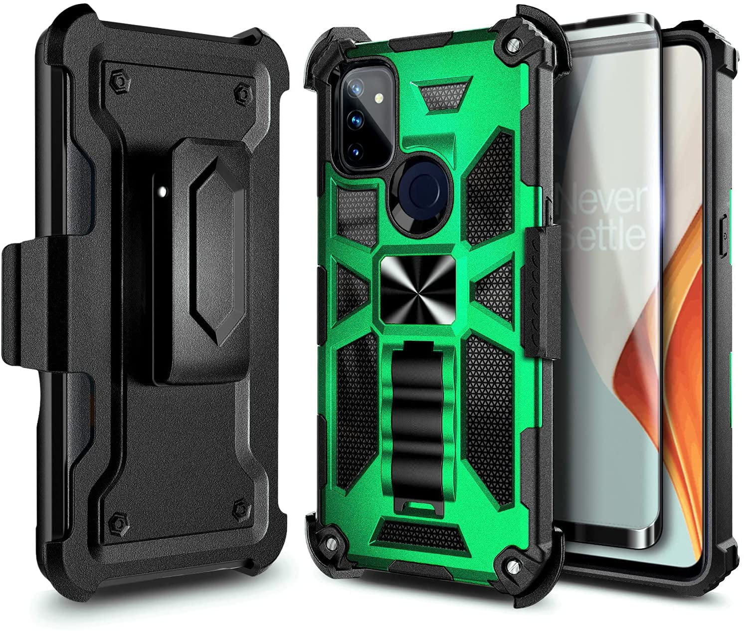 Nagebee Case for OnePlus Nord N100 with Tempered Glass Screen Protector ...