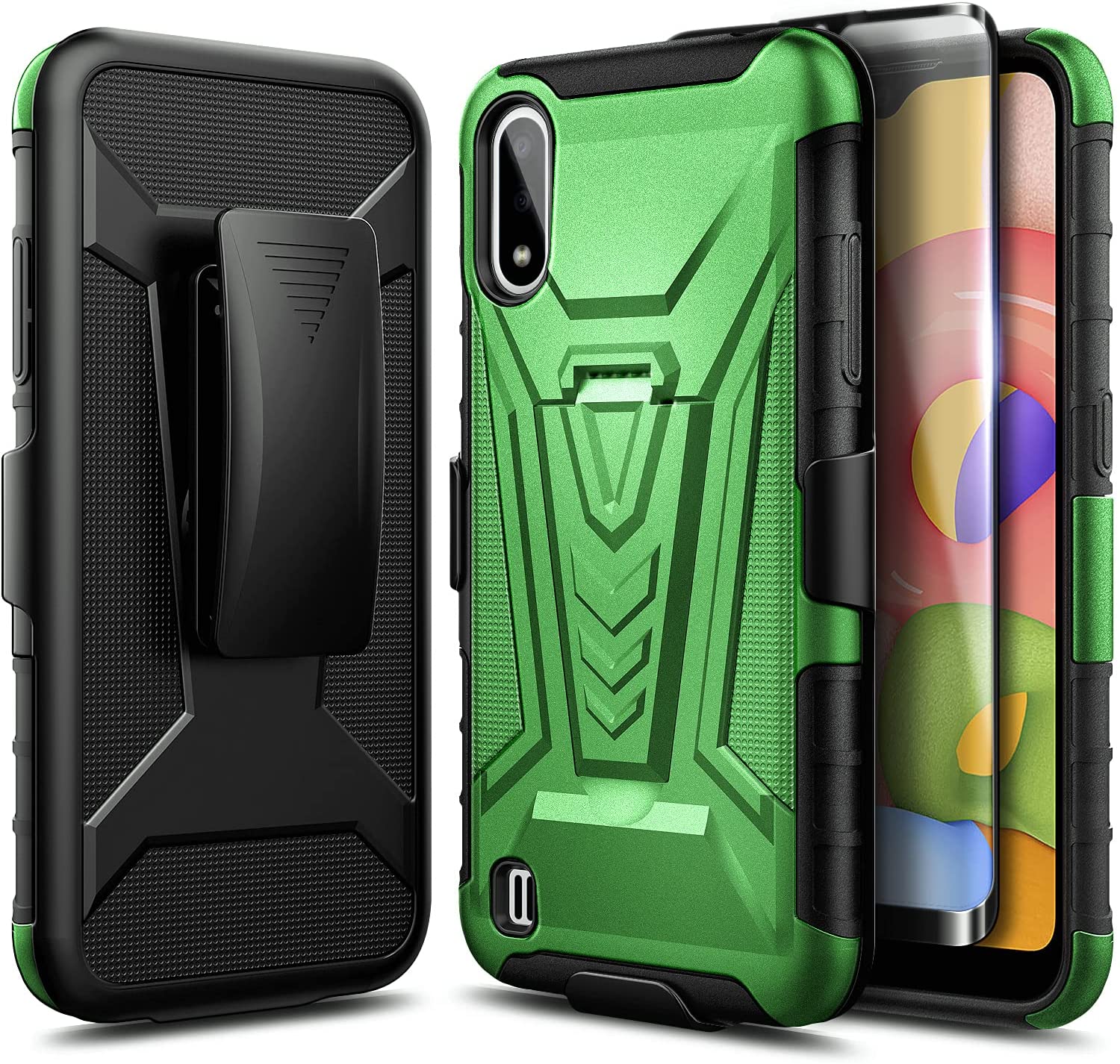 Nagebee Case for Samsung Galaxy A01 with Tempered Glass Screen ...