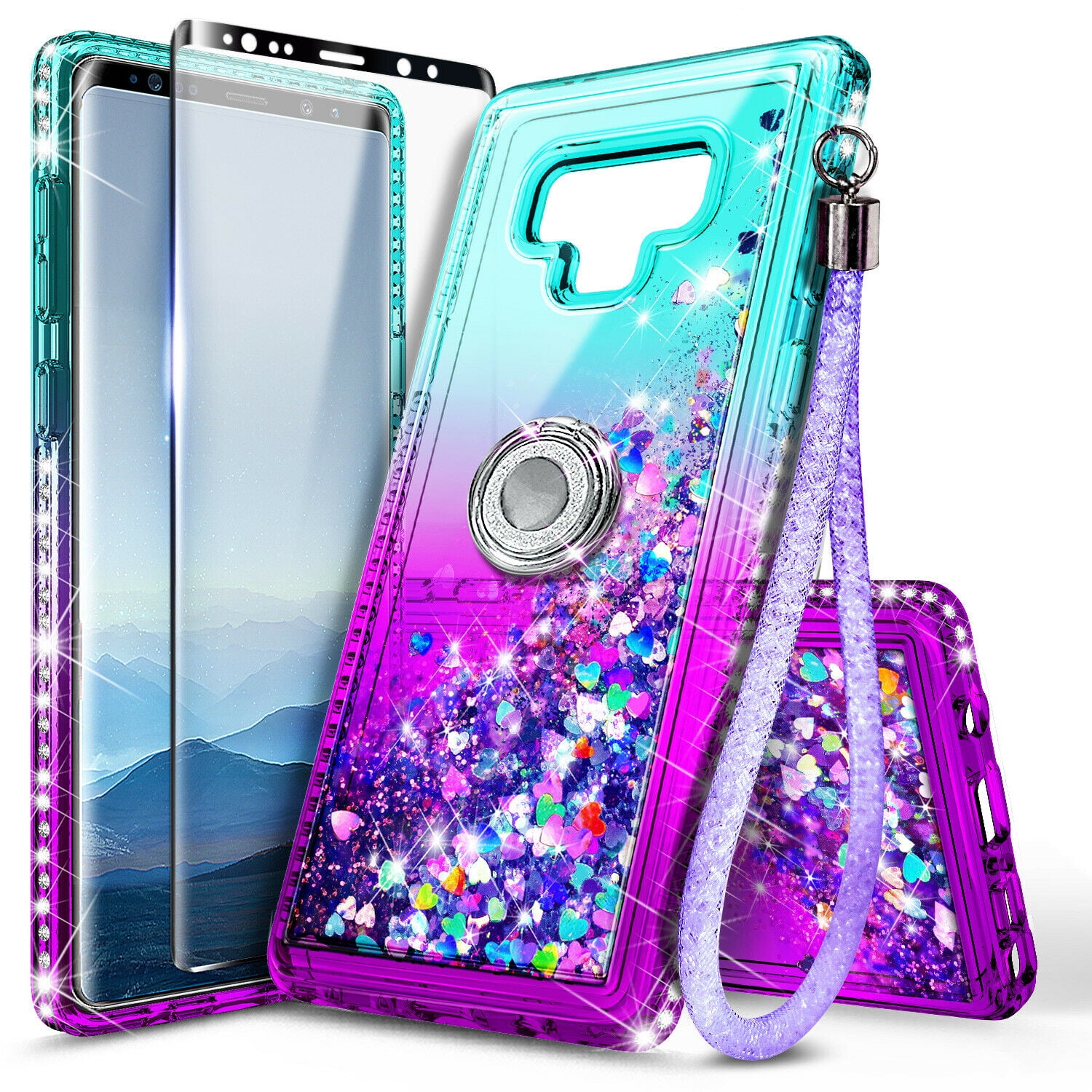 Nagebee Case for Samsung Galaxy Note 9 with Screen Protector (Soft Full ...