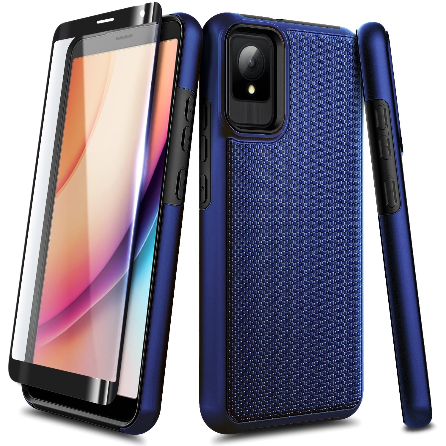 Nagebee For Blu TCL K11 (T432W) Phone Case Tempered Glass Screen ...