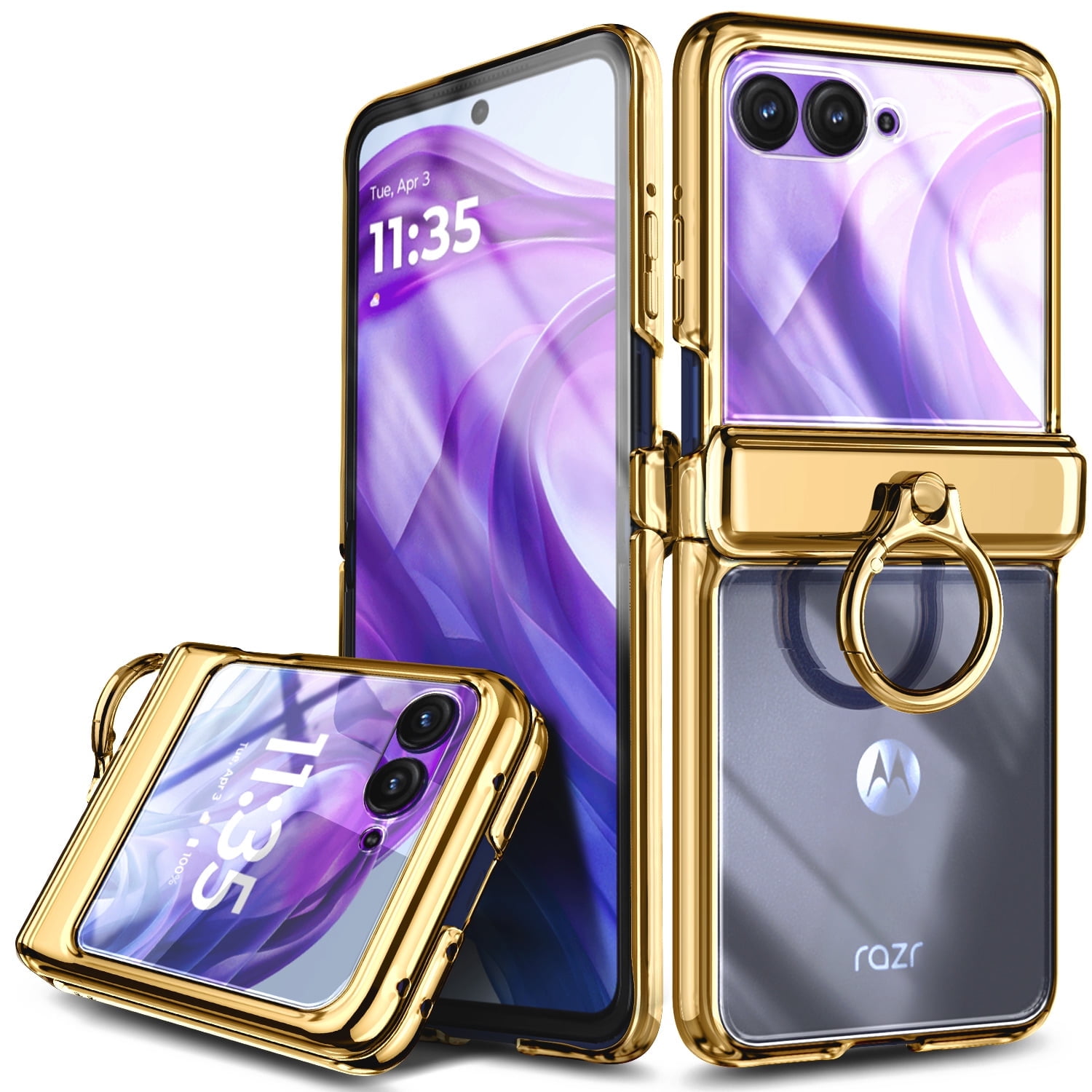 NGB Supremacy Motorola Razr 2024 Phone Case, Transparent Flip Cover ...