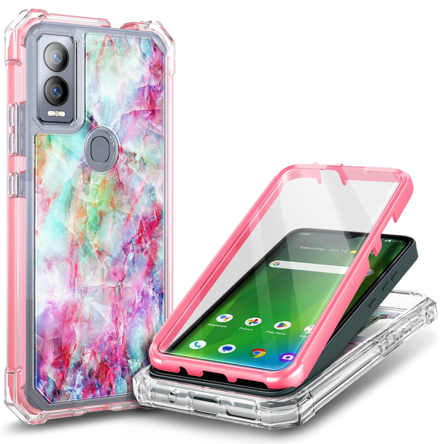 Nagebee Full-Body Protective AT&T/ Cricket Magic 5G Case with Built-in ...