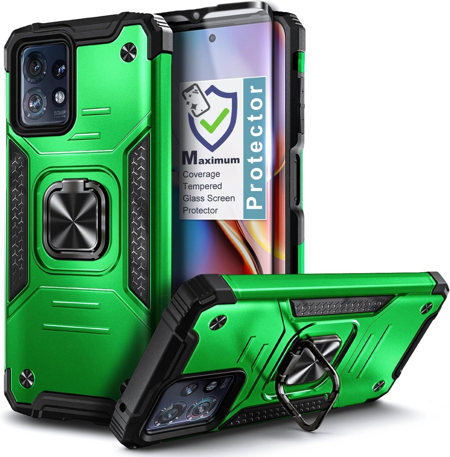 Nagebee Phone Case Compatible for Motorola Edge+ Plus (2023), Full-Body ...