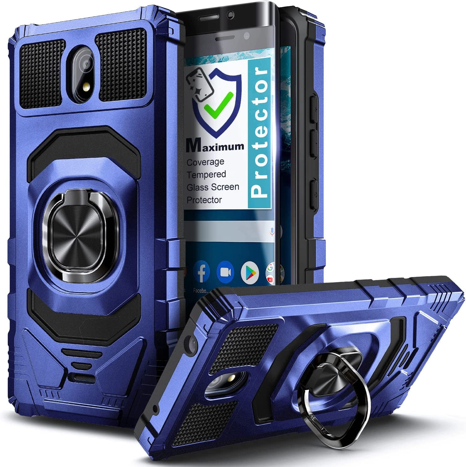 Nagebee Military-Grade Armor Phone Case for Nokia C100, Full-Body ...