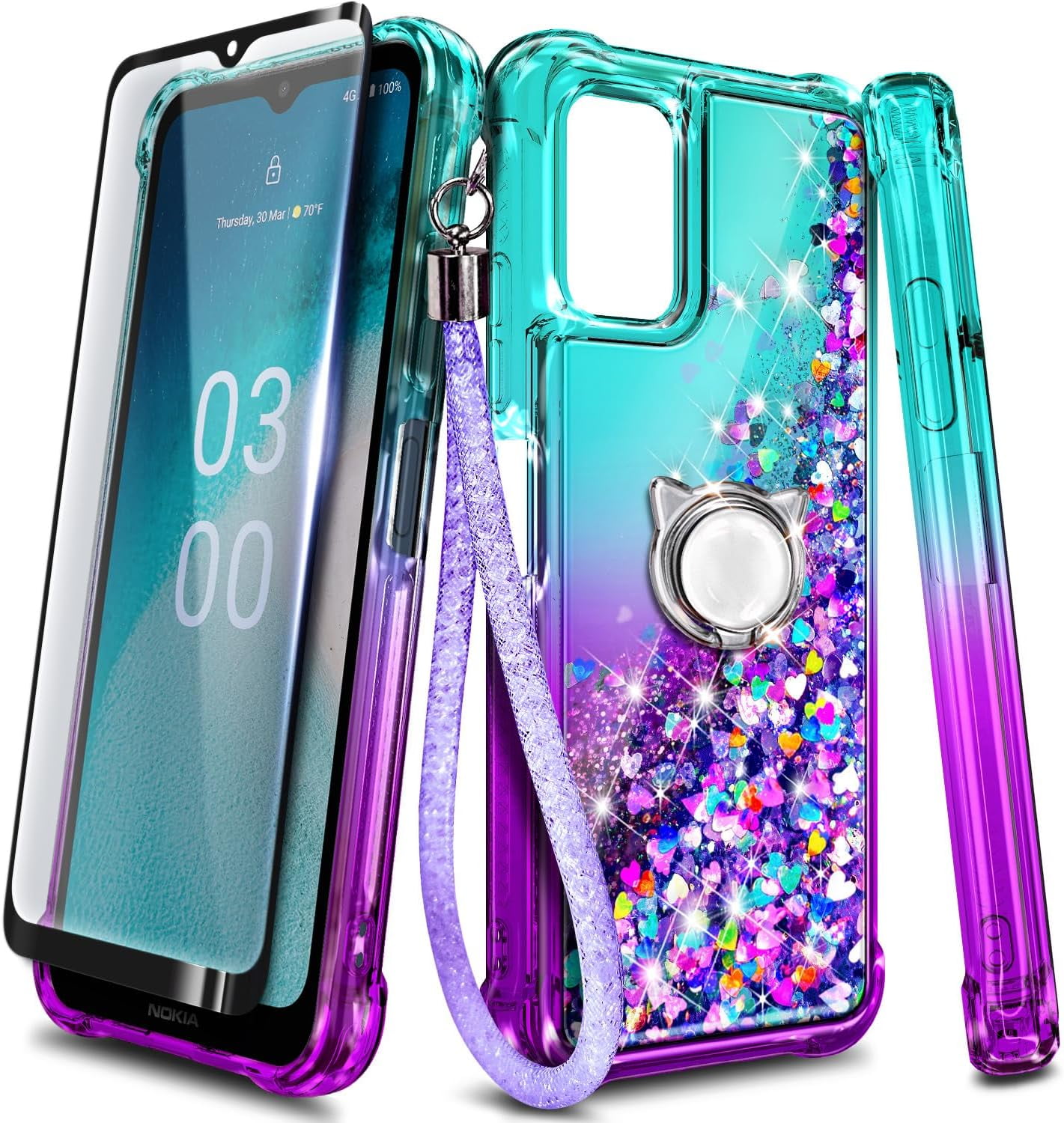 Nagebee Phone Case Compatible for Nokia G100 Case & Nokia C300 Case ...