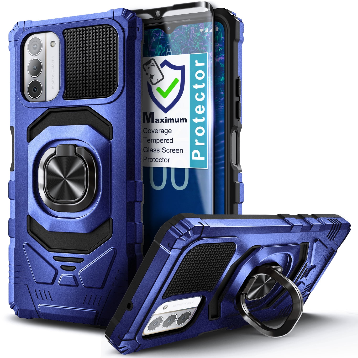 Nagebee Phone Case Compatible for Nokia G310 5G with Tempered Glass ...