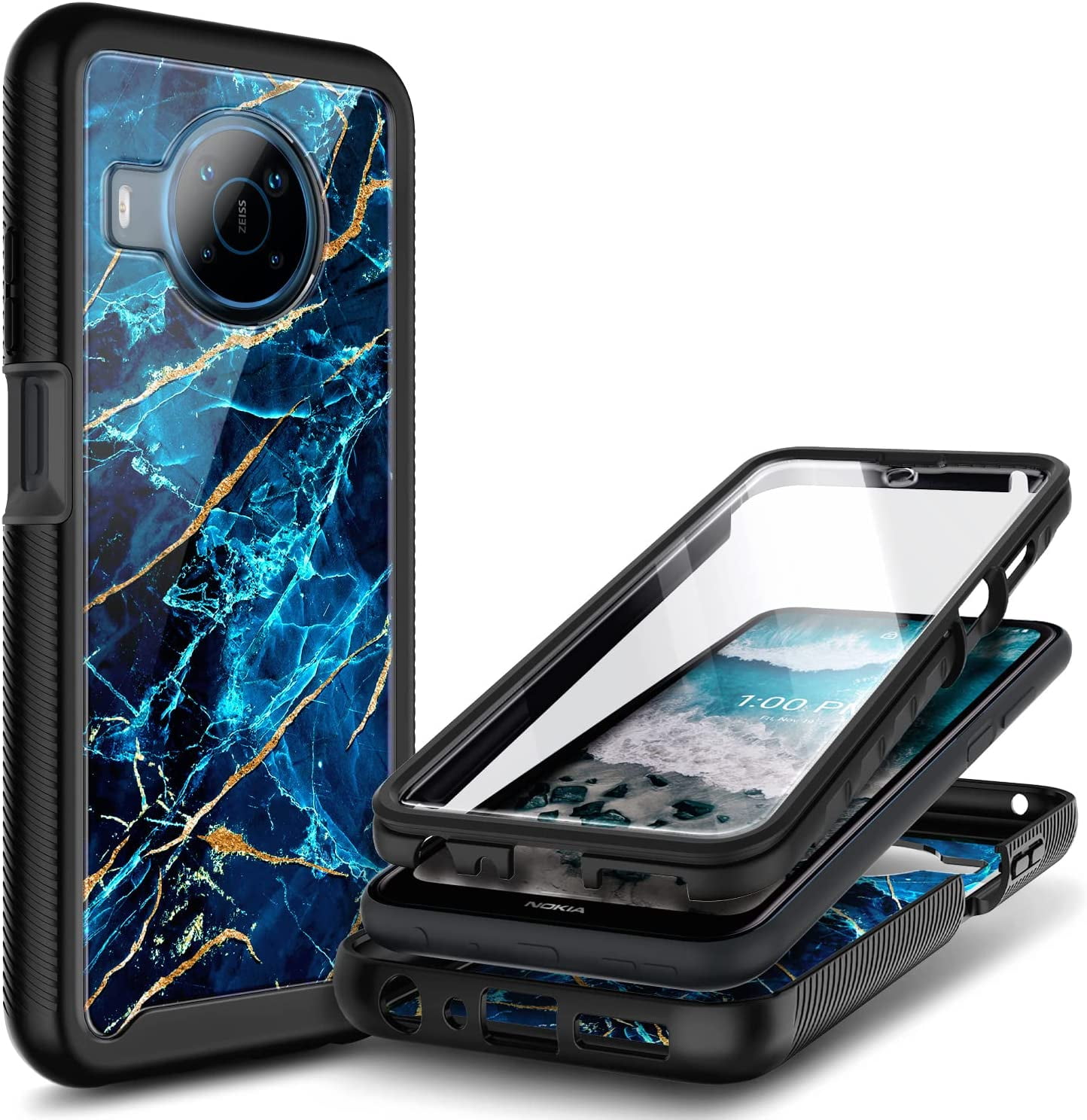 Nagebee Phone Case Compatible for Nokia X100 with [Built-in Screen ...