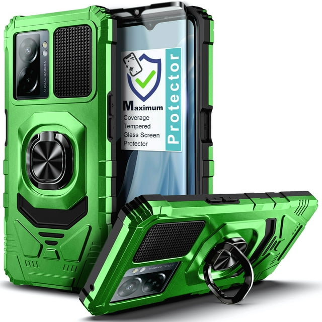 Nagebee Phone Case Compatible for OnePlus Nord N300 5G with Tempered ...