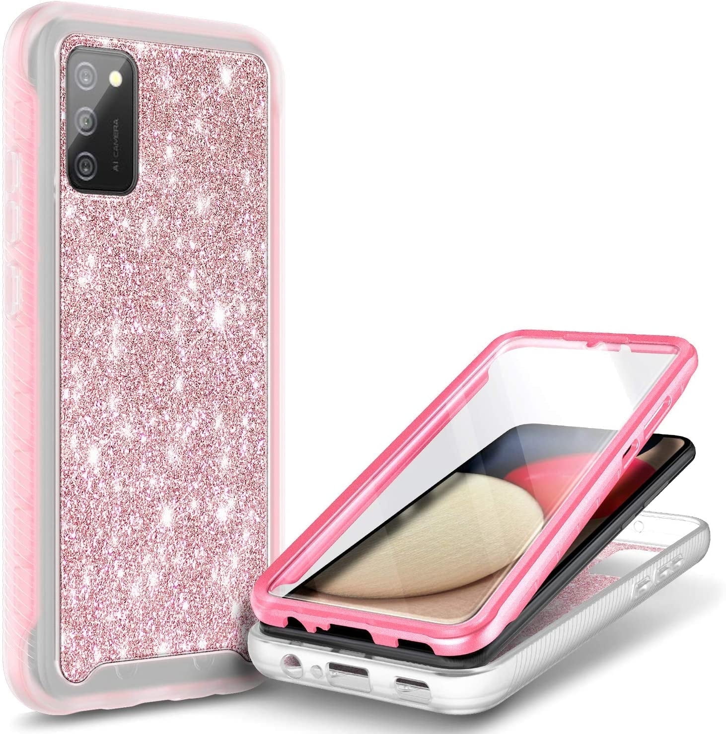 Nagebee Phone Case for Samsung Galaxy A03S Full-Body Shockproof ...