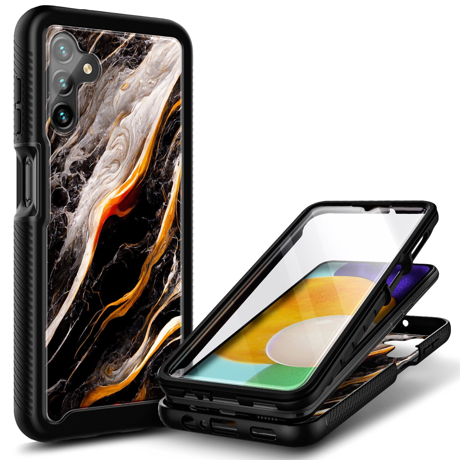 Nagebee Phone Case Compatible for Samsung Galaxy A15 5G with [Built-in ...