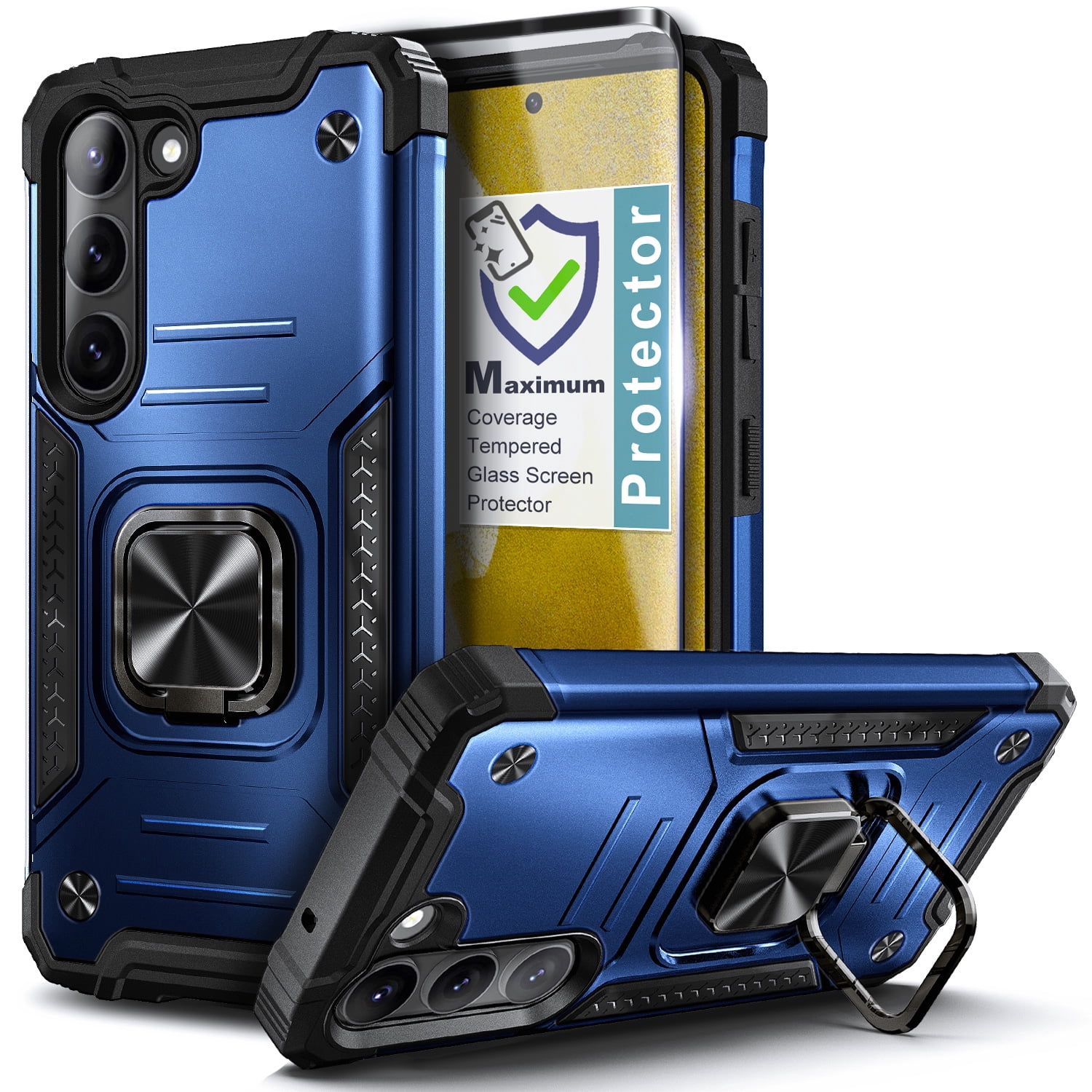 Nagebee Phone Case Compatible for Samsung Galaxy S23 with Tempered ...