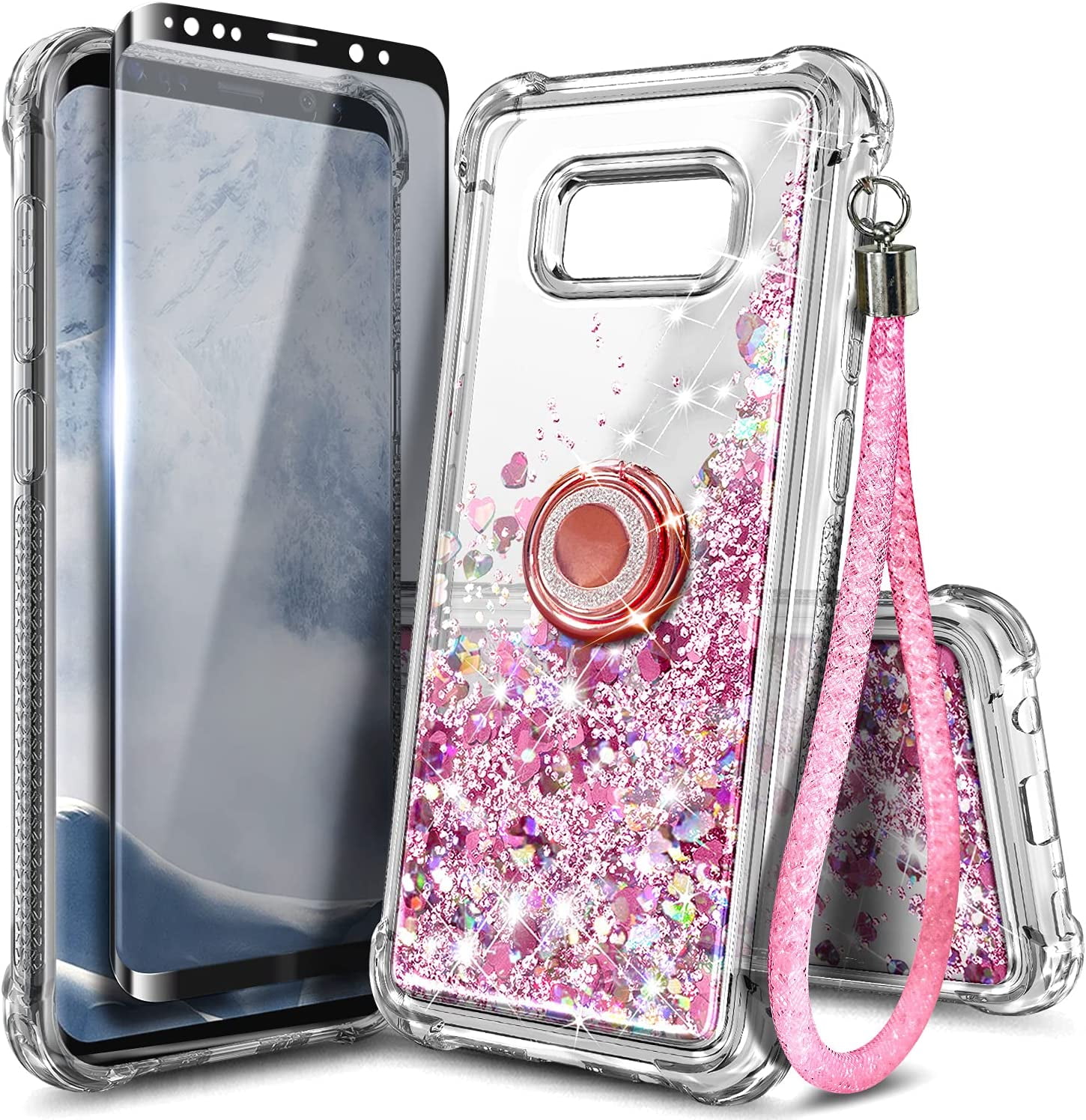 Nagebee Phone Case Compatible for Samsung Galaxy S8+ Plus with Screen ...