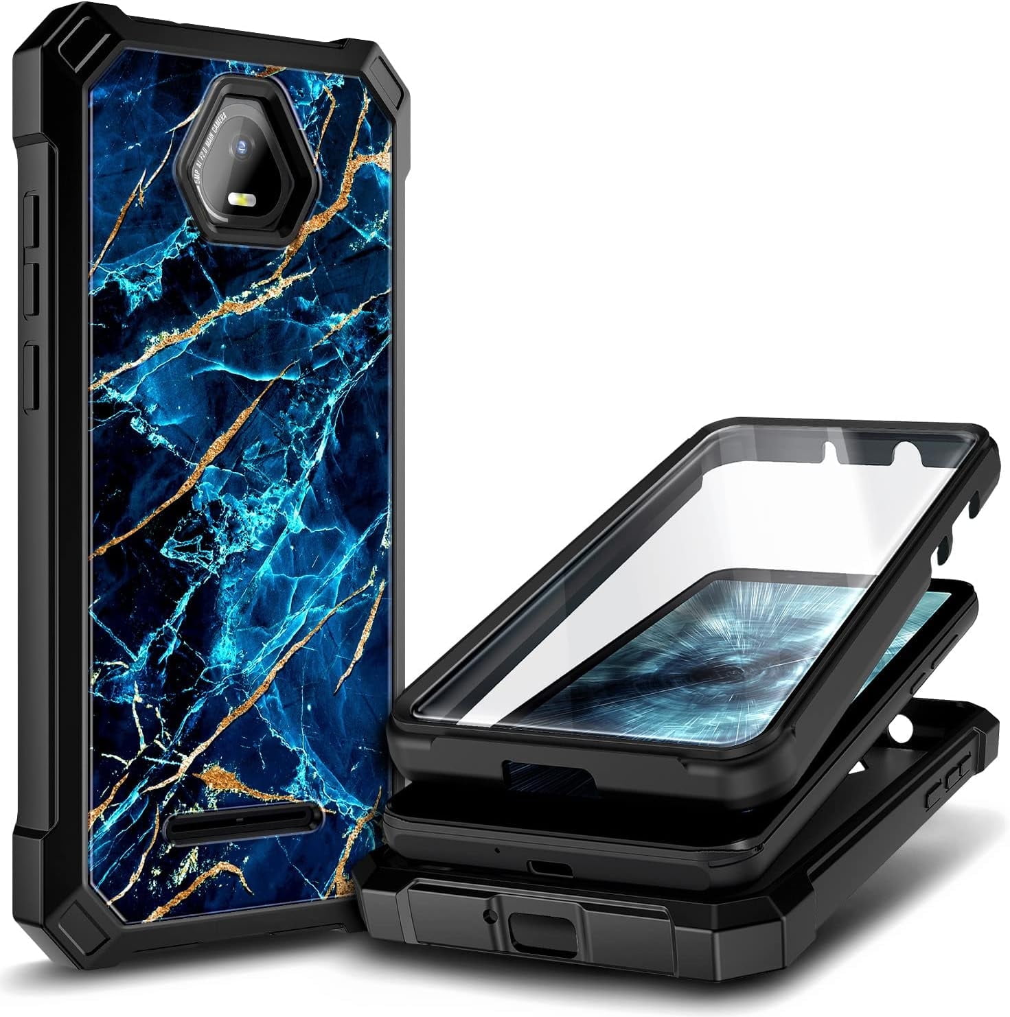 Nagebee Phone Case Compatible for Schok Volt SV55 (SV55216) with [Built ...