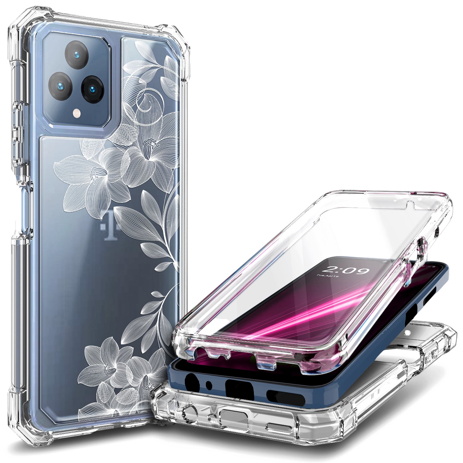 Nagebee Phone Case Compatible for T-Mobile REVVL 6 5G / Revvl 6x 5G ...