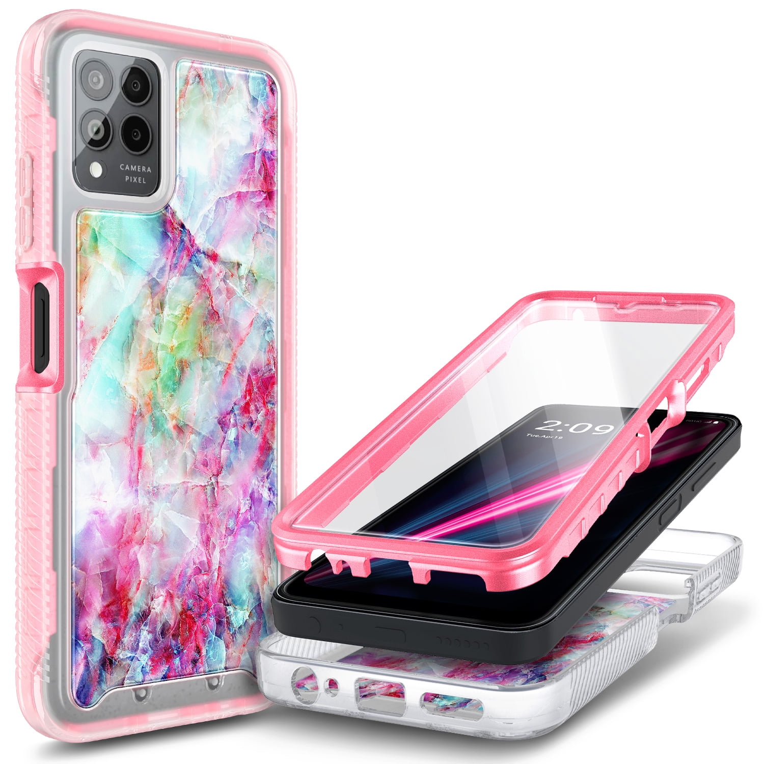 Nagebee Phone Case Compatible for T-Mobile REVVL 6 Pro 5G / 6x Pro 5G ...