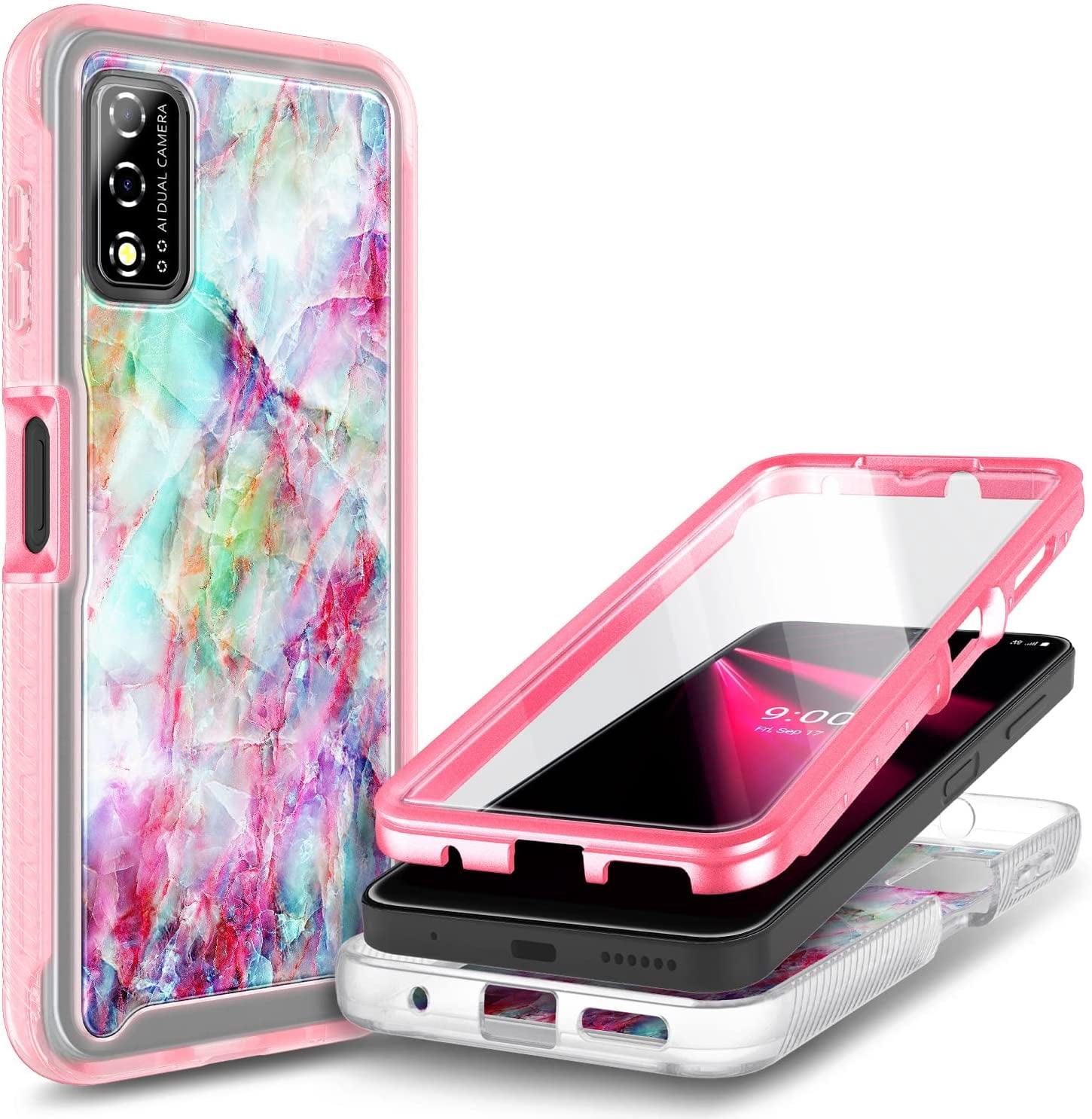 Nagebee Phone Case Compatible for T-Mobile REVVL V 4G (2021) with ...