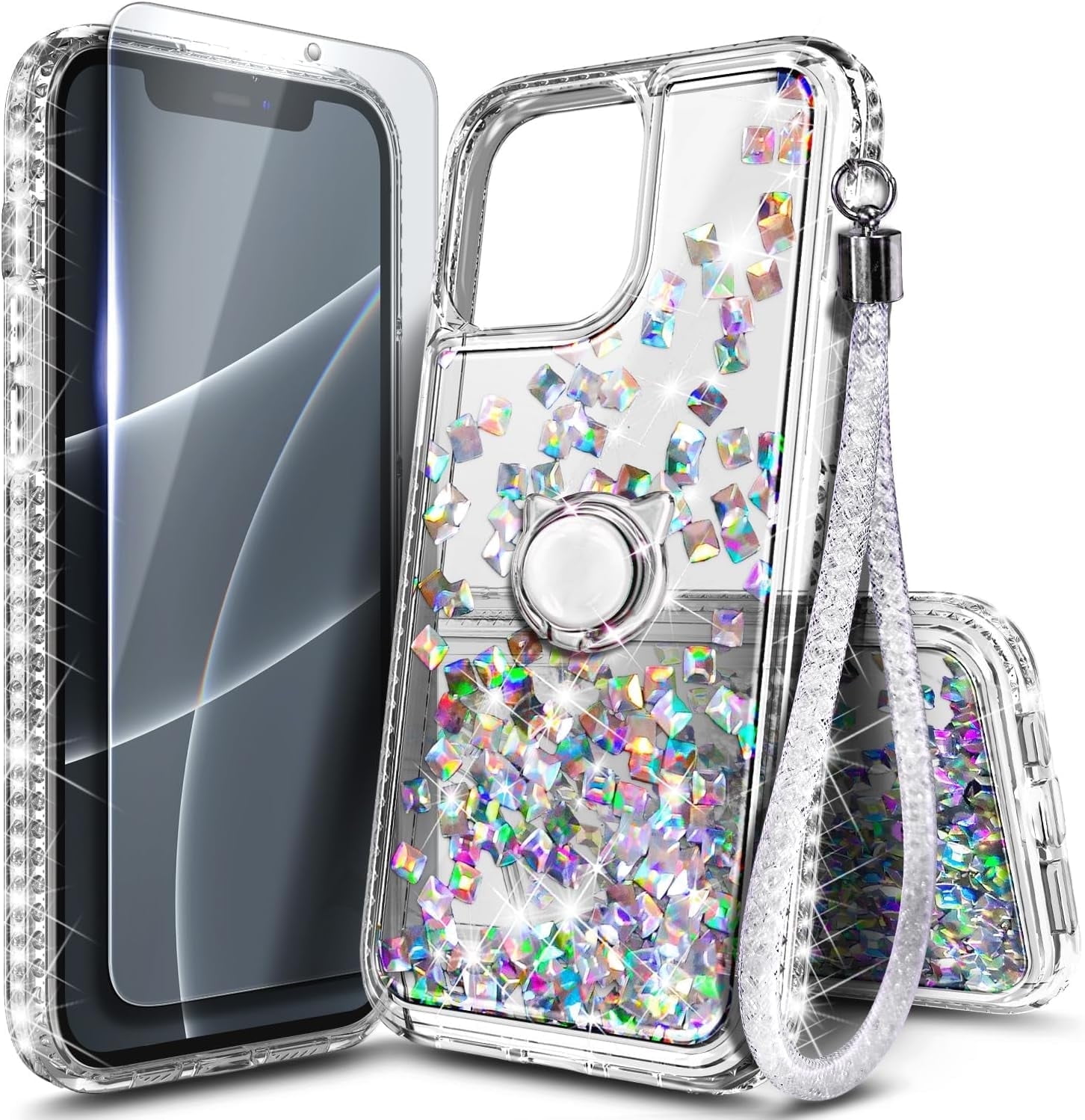 NGB SUPREMACY For iPhone 14 Phone Case Screen Protector Ring Holder ...