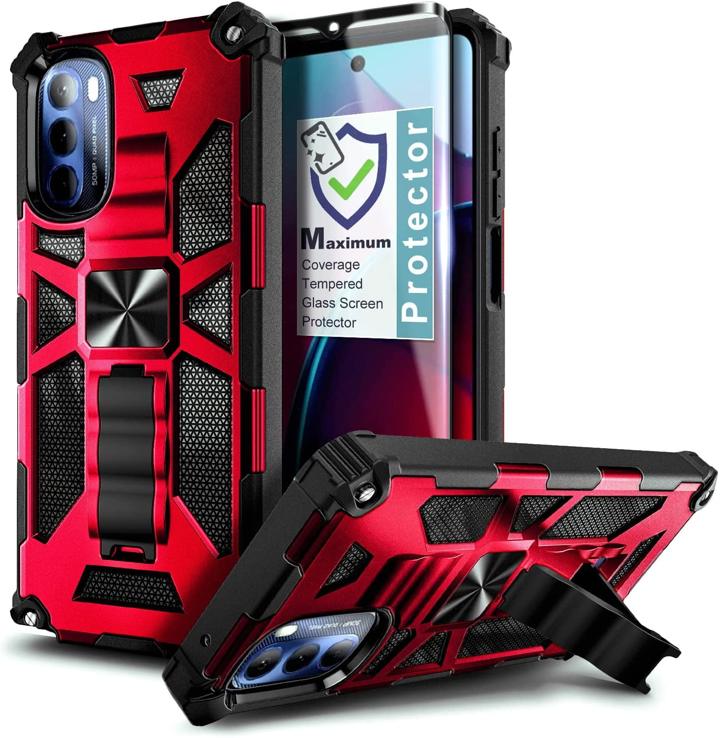 Nagebee Military Armor Phone Case for Moto G 5G (2022), Full-Body ...