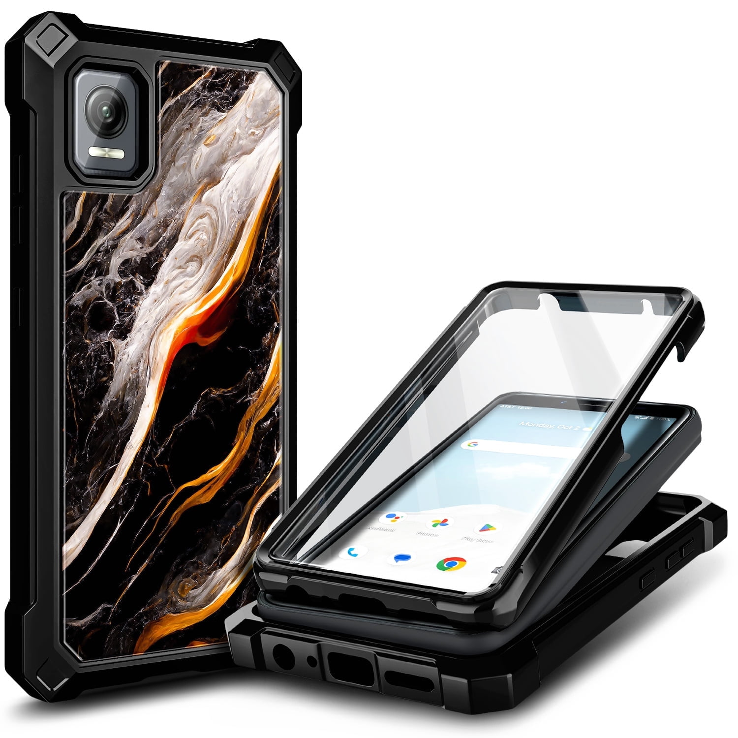 Nagebee Shockproof Full-Round Protection Cell Phone Case for AT&T ...