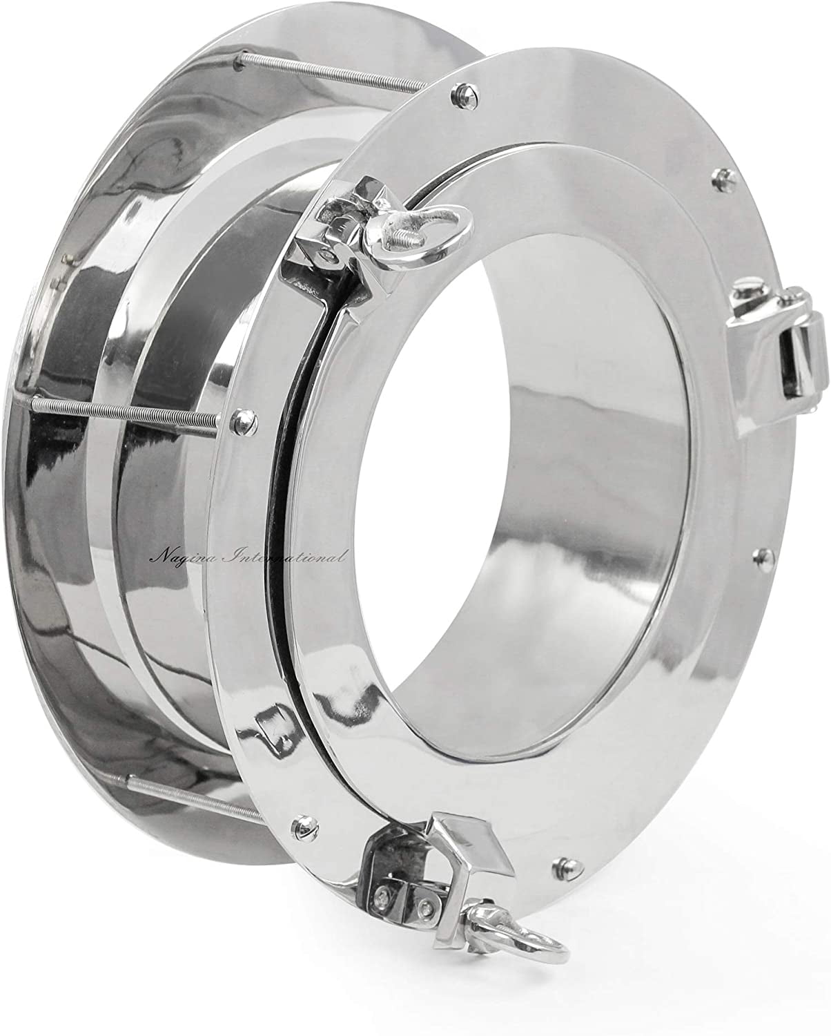 Nagina International 16" - 5.5" Deep Solid Porthole Deep Flange Door ...