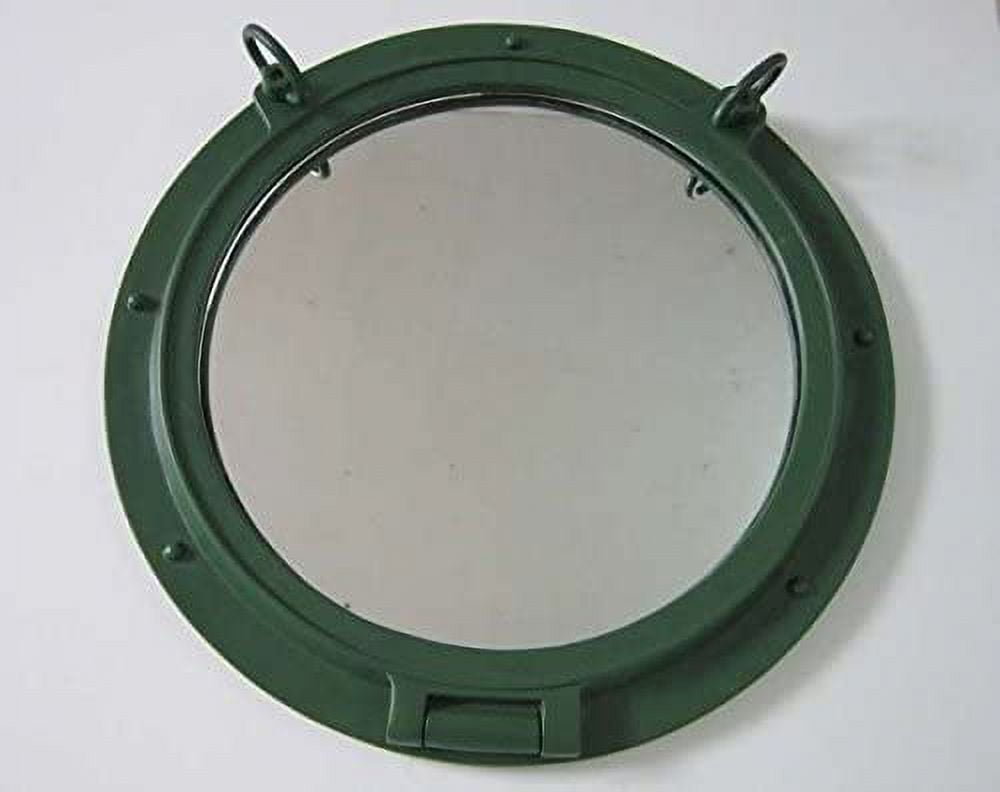 Nagina International 20" Green Naval Porthole Mirror or Picture Frame ...