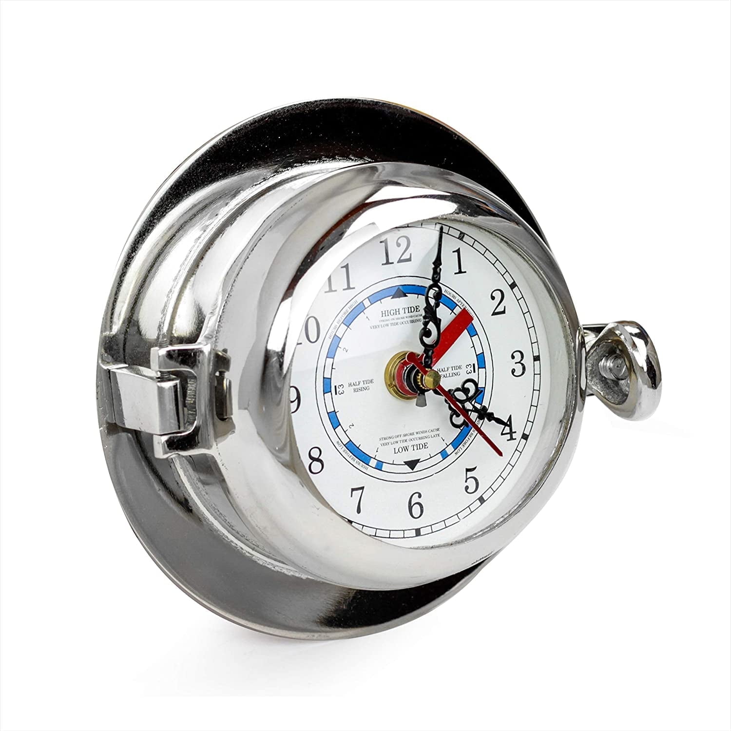 Nagina International 6" Time & Tide Aluminum Silver Nickel Polished ...