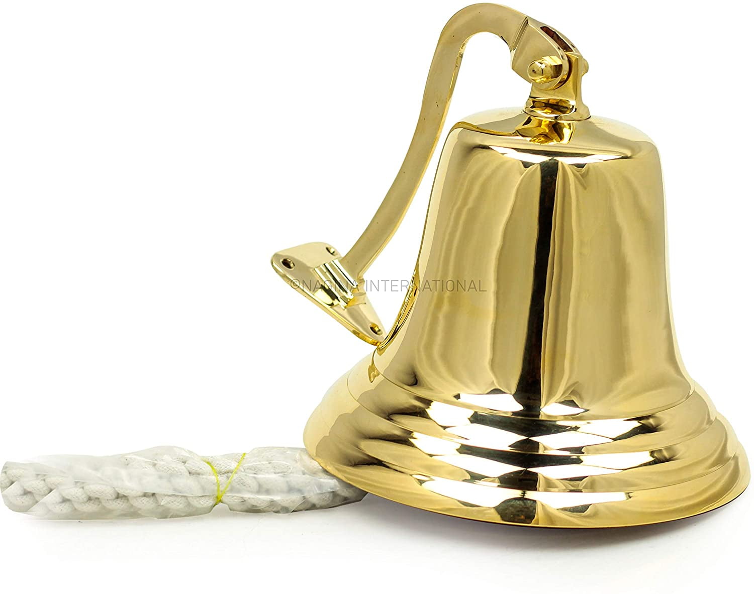 Nagina International, Brass Last Orders Bell Large 7inch / 180mm Large ...