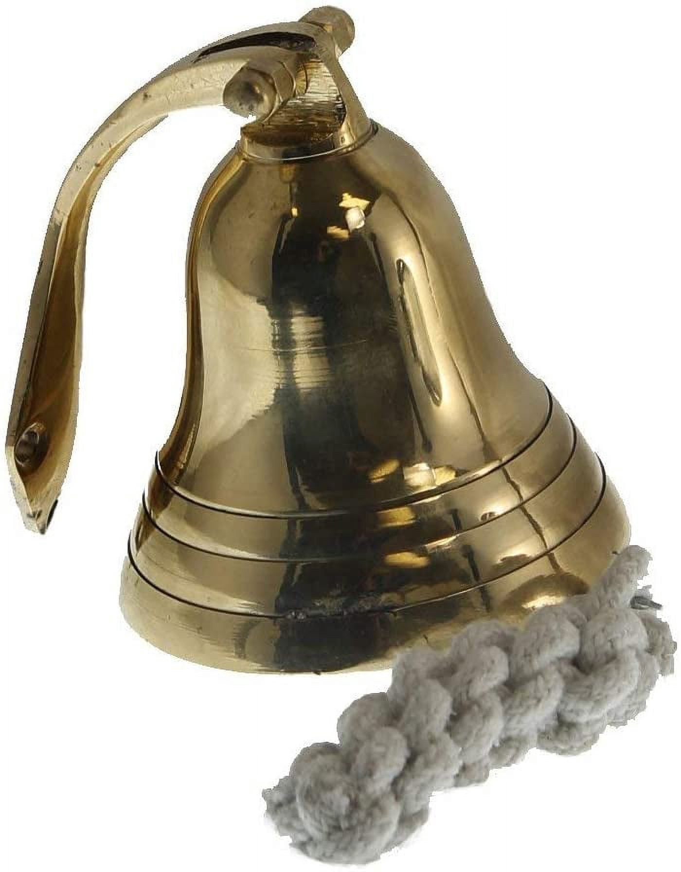 Nagina International Brass Small Dinner Bell Or Ship's Bell, 2 1/2" by ...