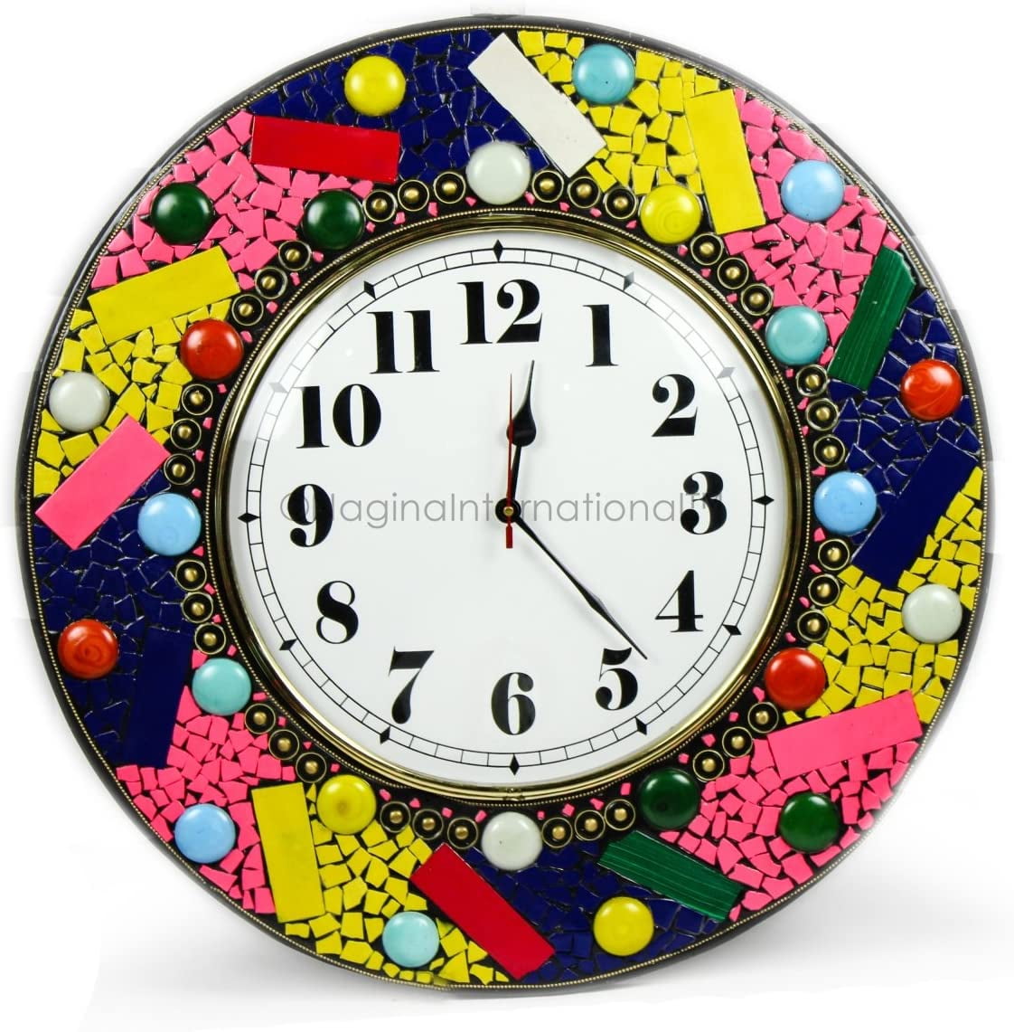 Nagina International Large Vibrant Colorful Marble Stones Gems Embedded ...