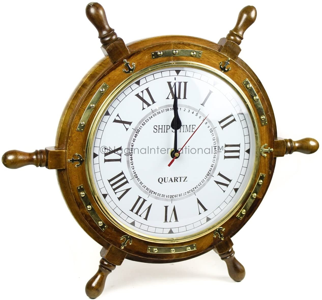 Nagina International Maritime Brass Anchor Strip Studded Beautiful ...