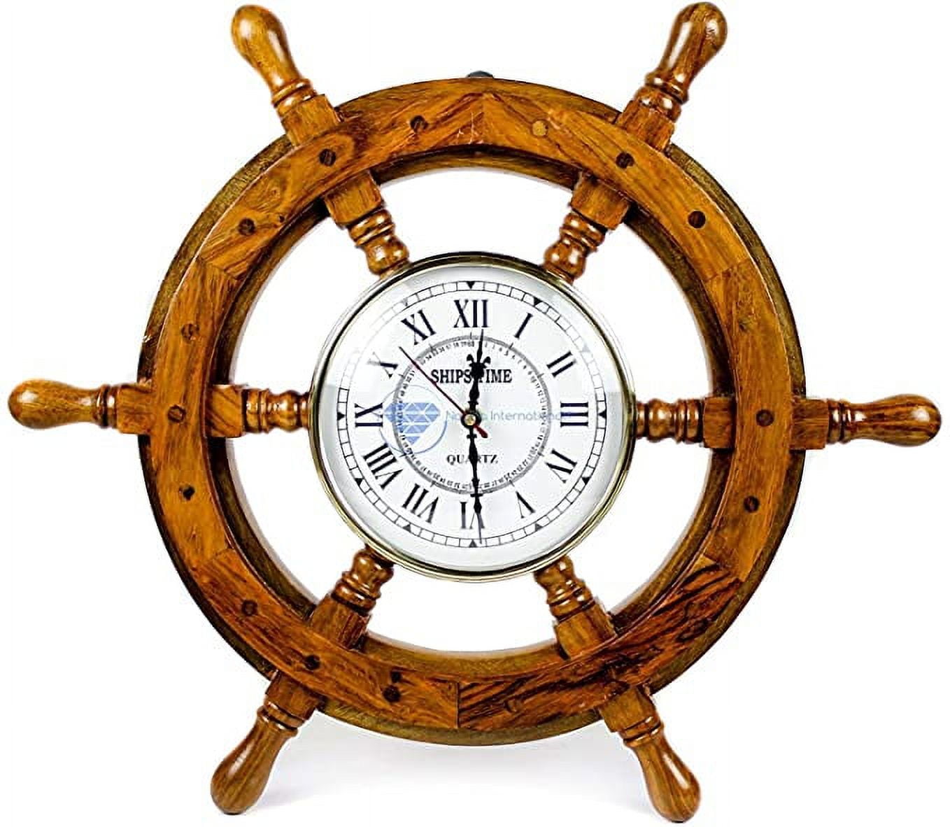 Nagina International Nautical Handcrafted Wooden Premium Wall Decor ...