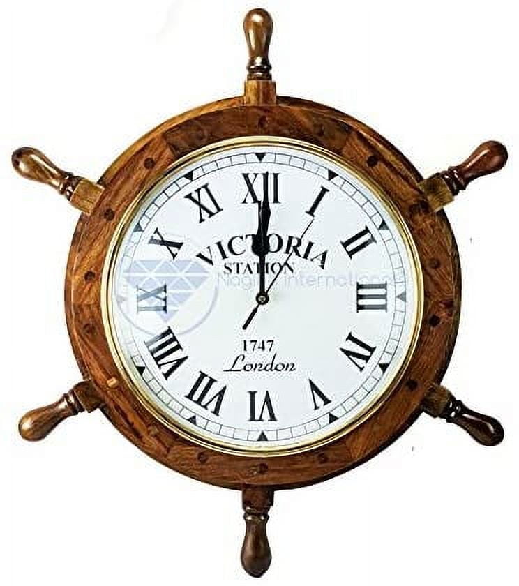 Nagina International Nautical Handcrafted Wooden Premium Wall Decor ...