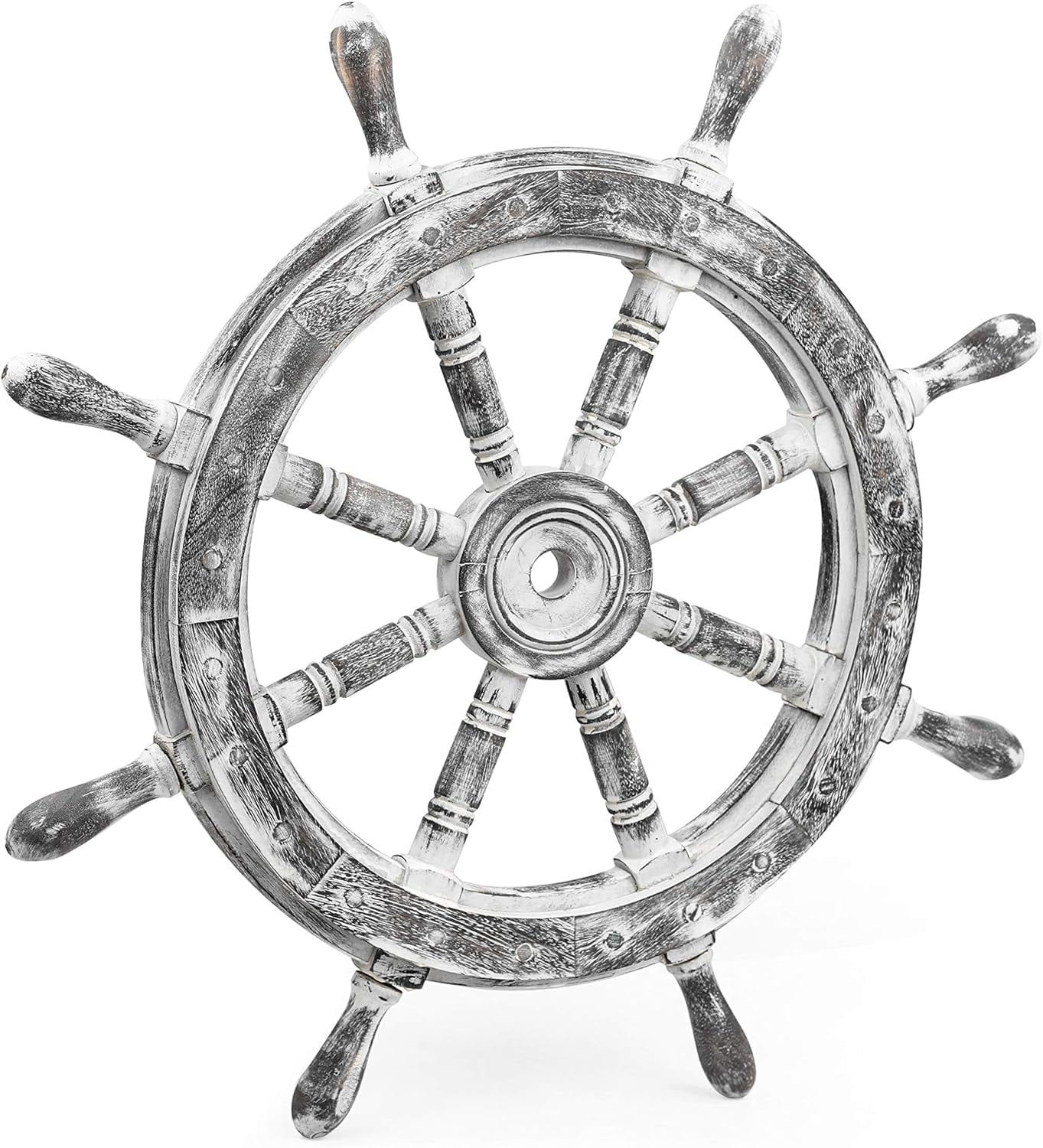 Nagina International Nautical Rustic Wall Decorative Ship Wheel ...