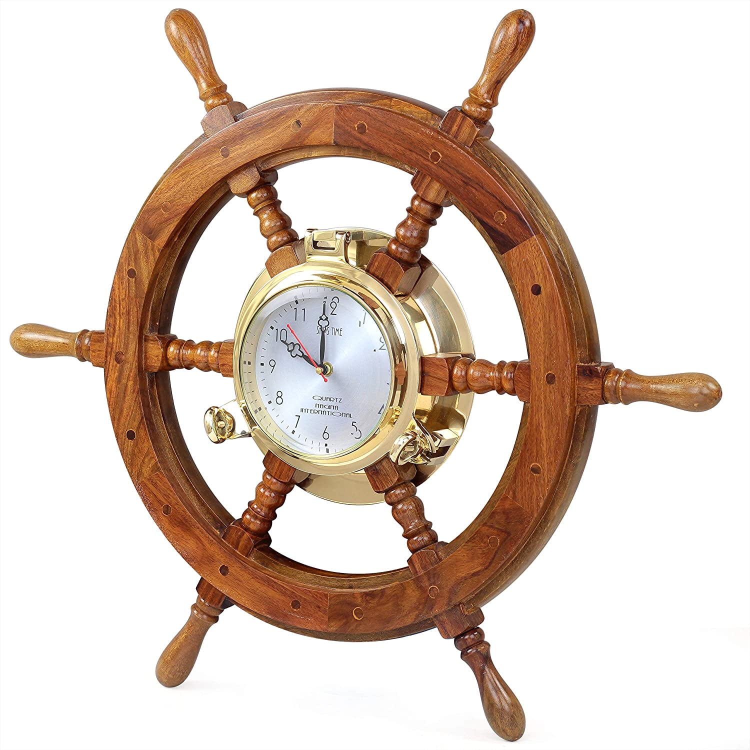 Nagina International Nautical Solid Wood Captain' Vintage Decor Ship ...