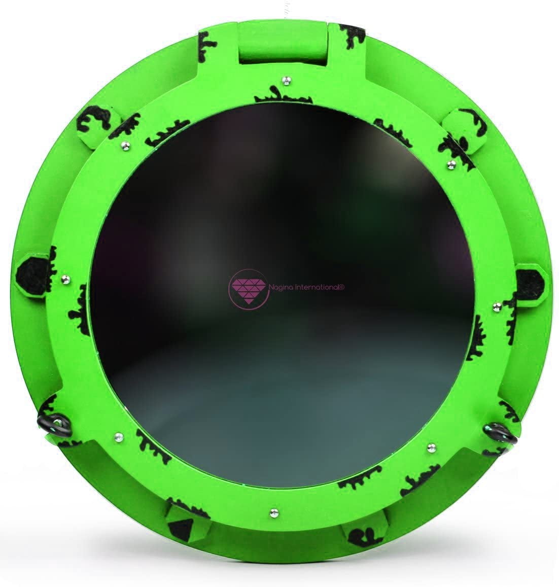 Nagina International Nautical Wall Decor Wooden Handcrafted Porthole ...