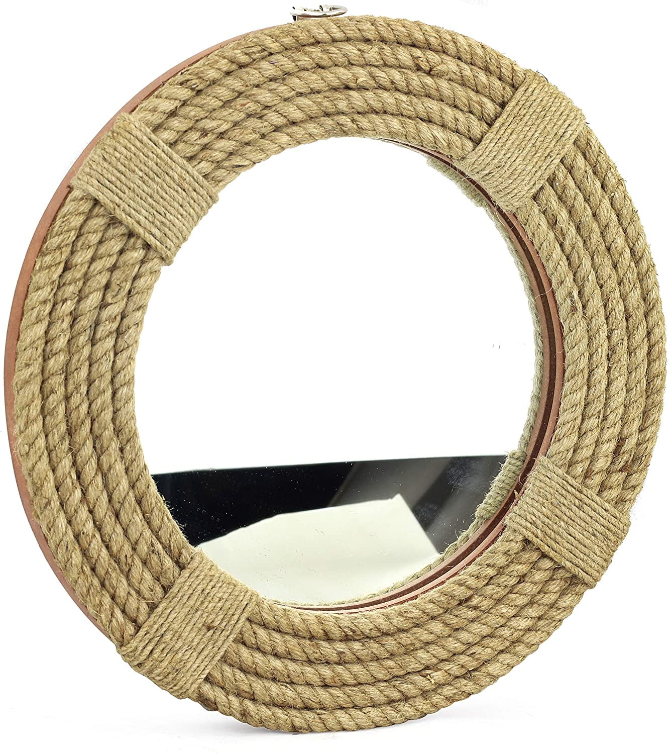 Nagina International Twisted Rope Round Decorative Mirrors - Rope ...