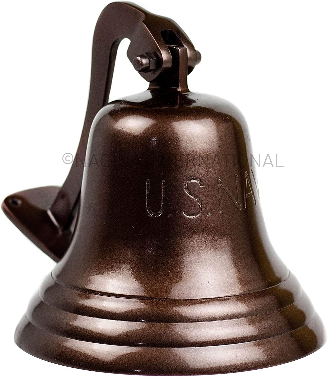 Nagina International U.S Navy Engraved Aluminum Antique Polished Metal ...