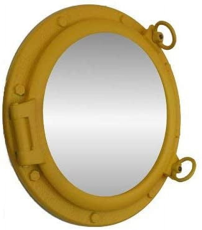 Nagina International Yellow Porthole Mirror 20" - Decorative Port Hole ...
