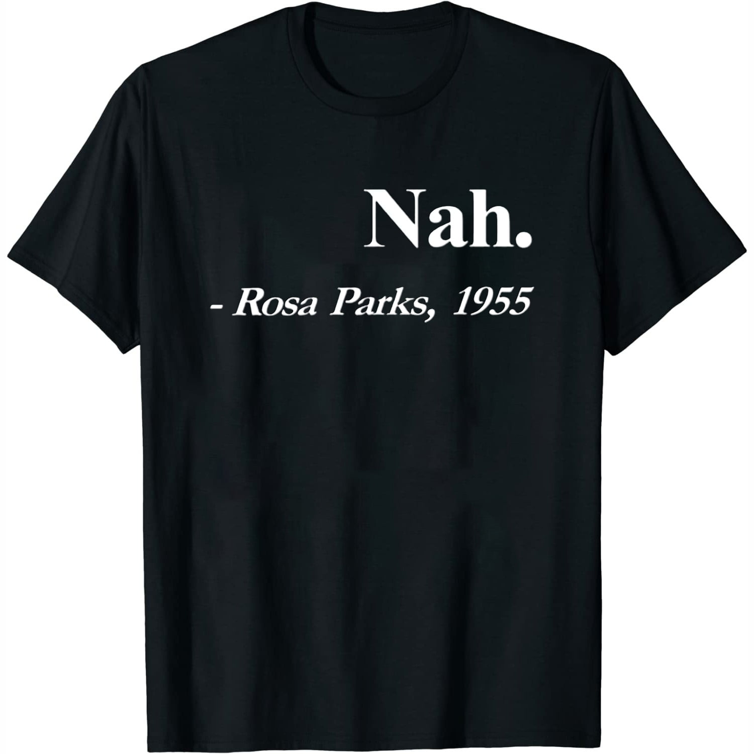 Nah Rosa Parks 1955 Quote Black Pride Womens Long Sleeve Shirt Black 4X ...