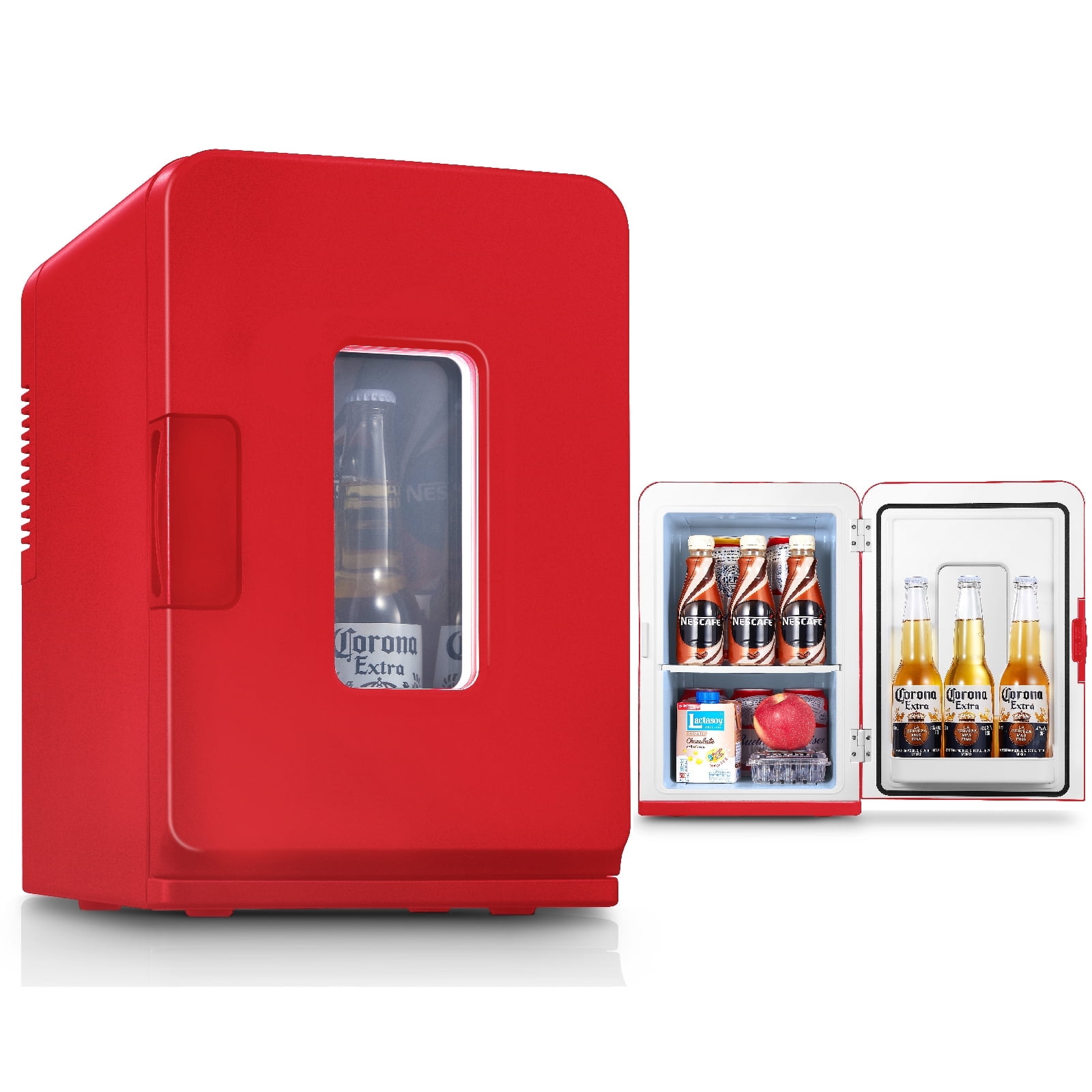 NORTHCLAN Mini Fridge, 15 L/21 Can Personal Refrigerator, Portable ...