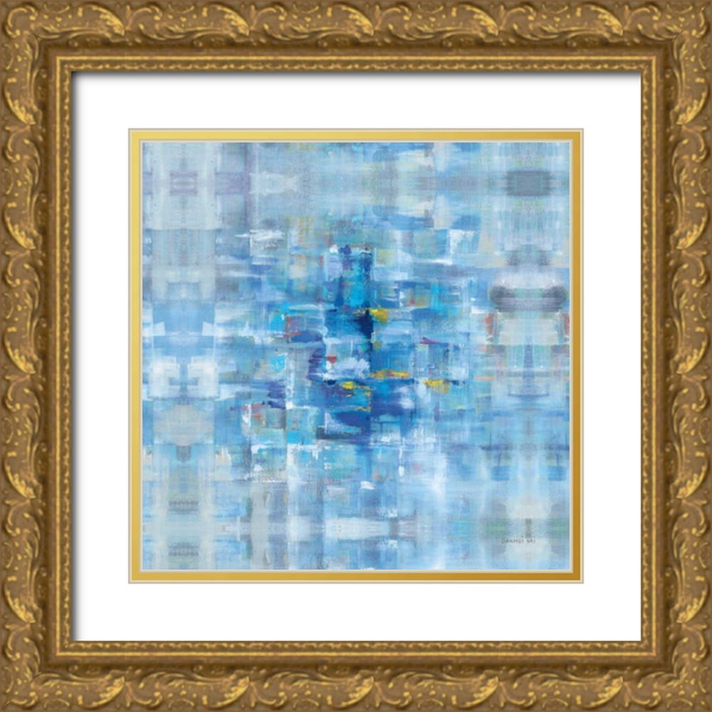Nai, Danhui 12x12 Gold Ornate Wood Framed with Double Matting Museum Art Print Titled - Abstract ...