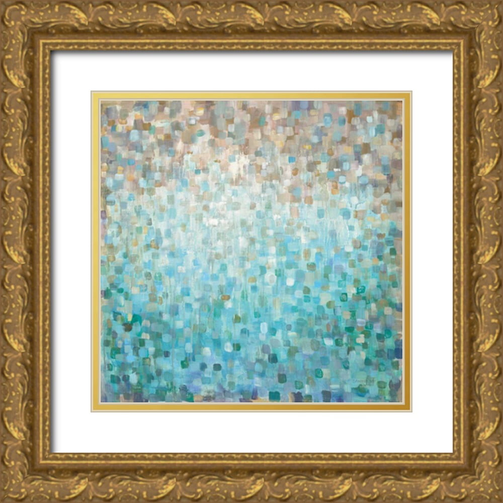 Nai, Danhui 12x12 Gold Ornate Wood Framed with Double Matting Museum Art Print Titled - Blocked ...