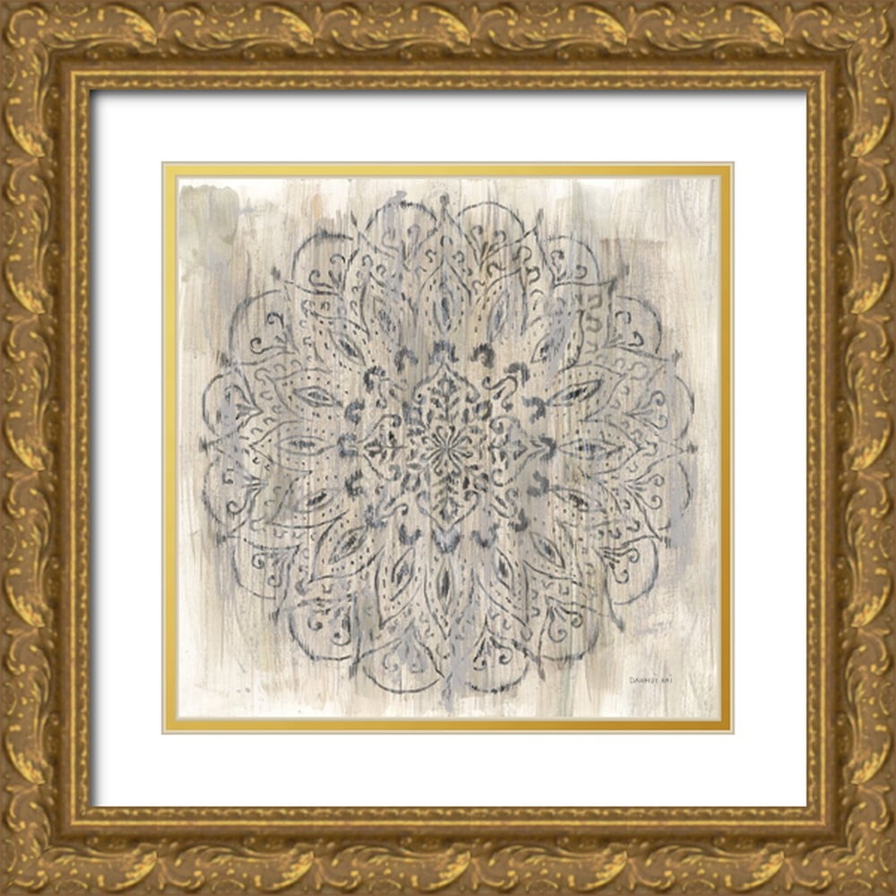 Nai, Danhui 12x12 Gold Ornate Wood Framed with Double Matting Museum Art Print Titled ...