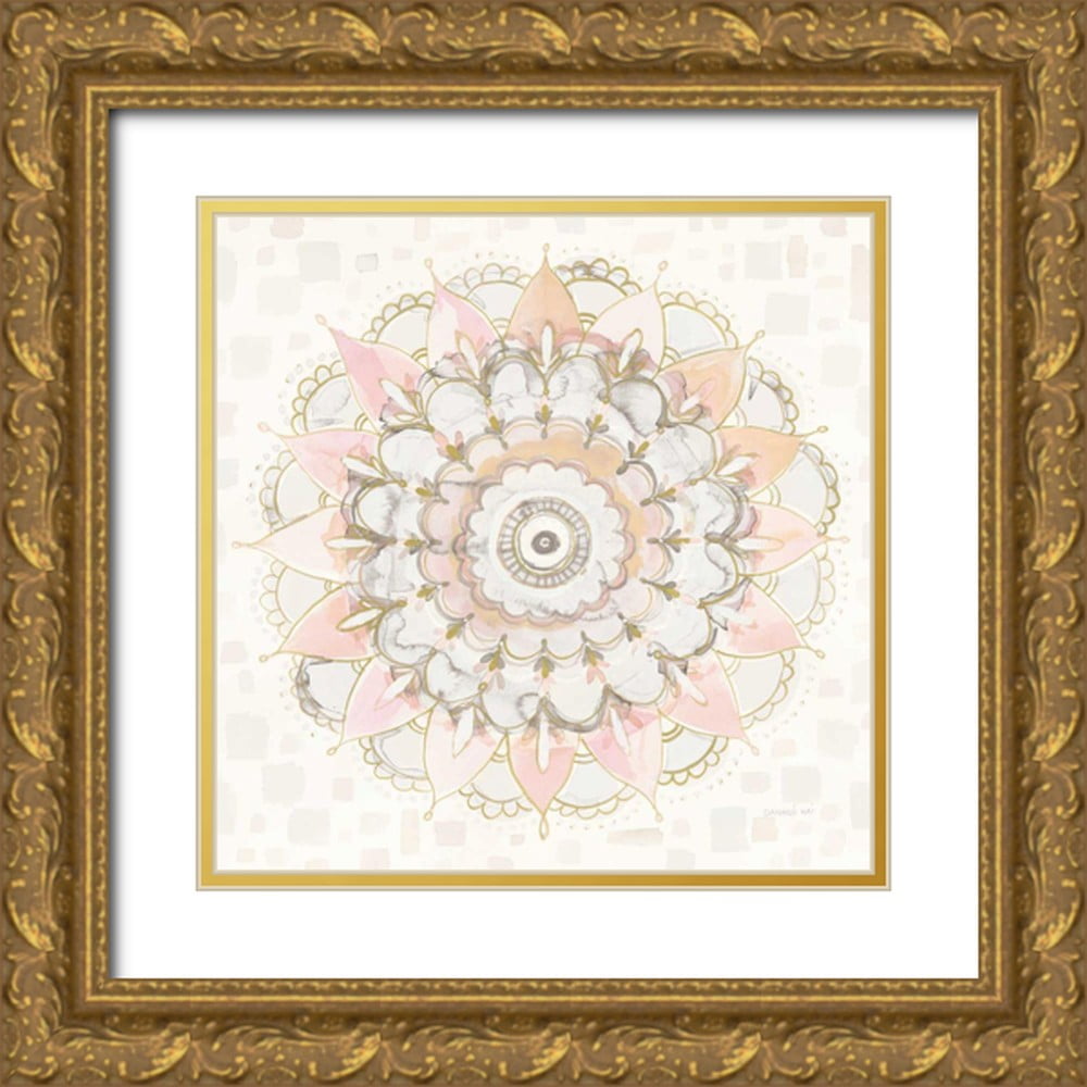Nai, Danhui 12x12 Gold Ornate Wood Framed with Double Matting Museum Art Print Titled - Modern ...