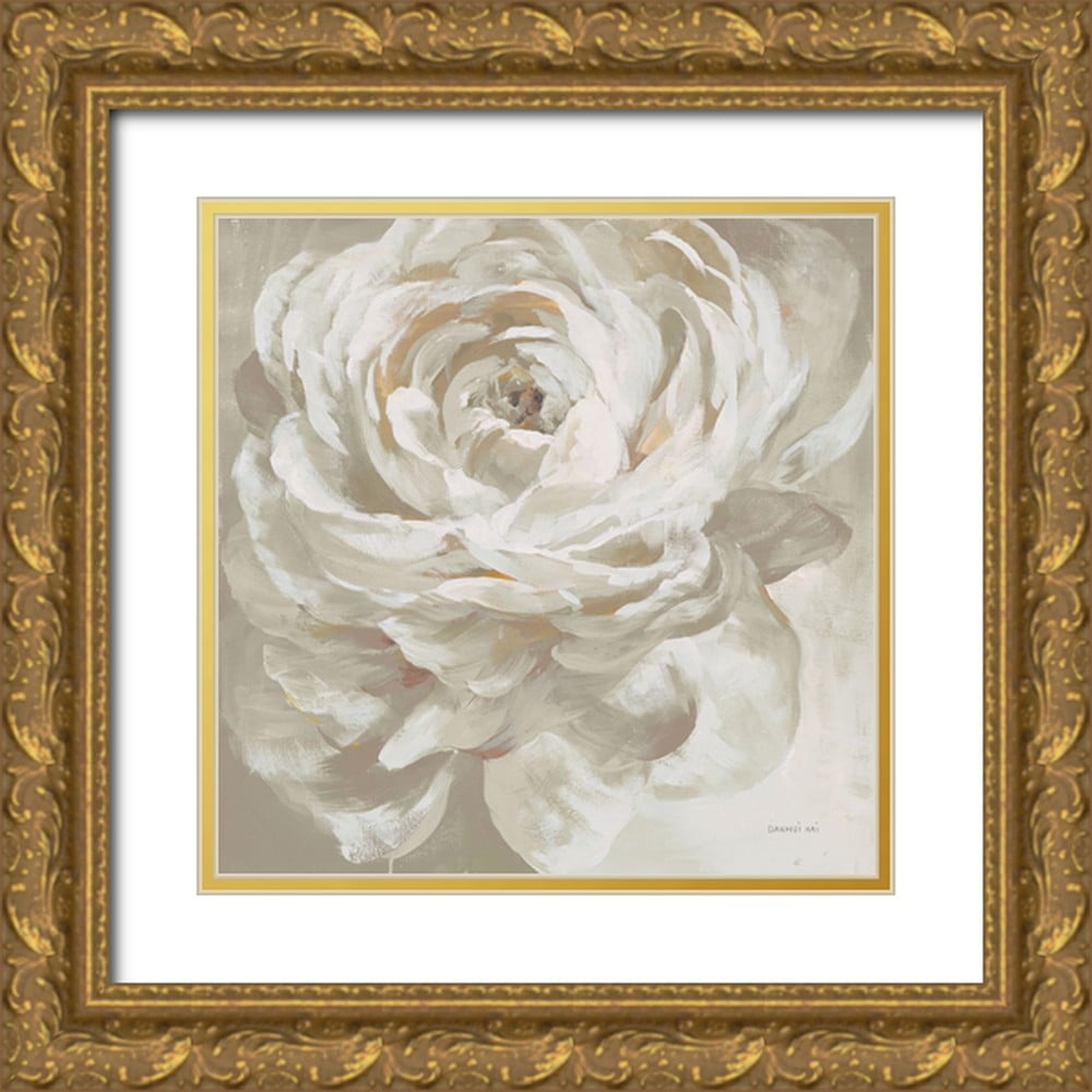 Nai, Danhui 12x12 Gold Ornate Wood Framed with Double Matting Museum Art Print Titled - Neutral ...