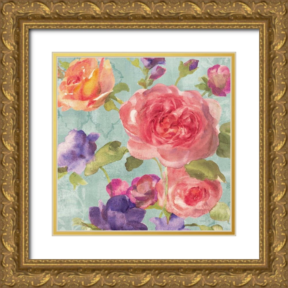 Nai, Danhui 12x12 Gold Ornate Wood Framed with Double Matting Museum Art Print Titled ...