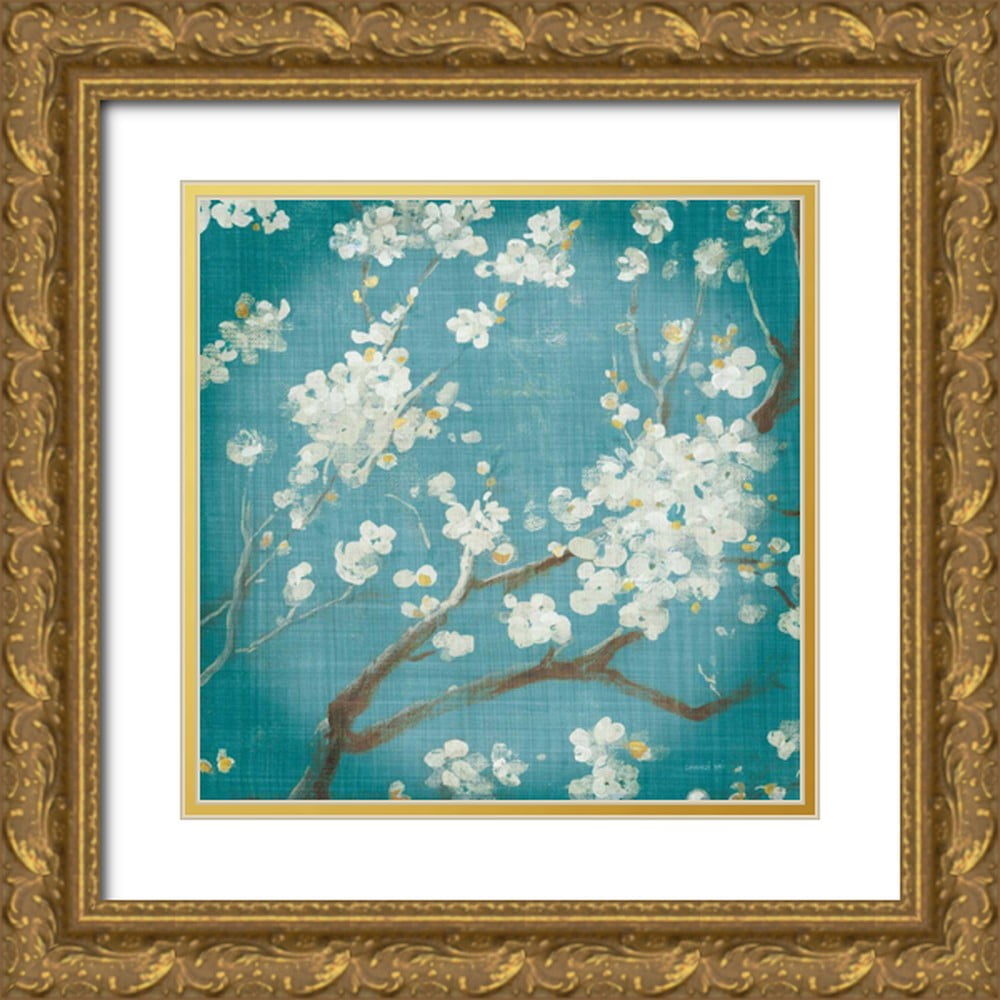 Nai, Danhui 12x12 Gold Ornate Wood Framed with Double Matting Museum Art Print Titled - White ...